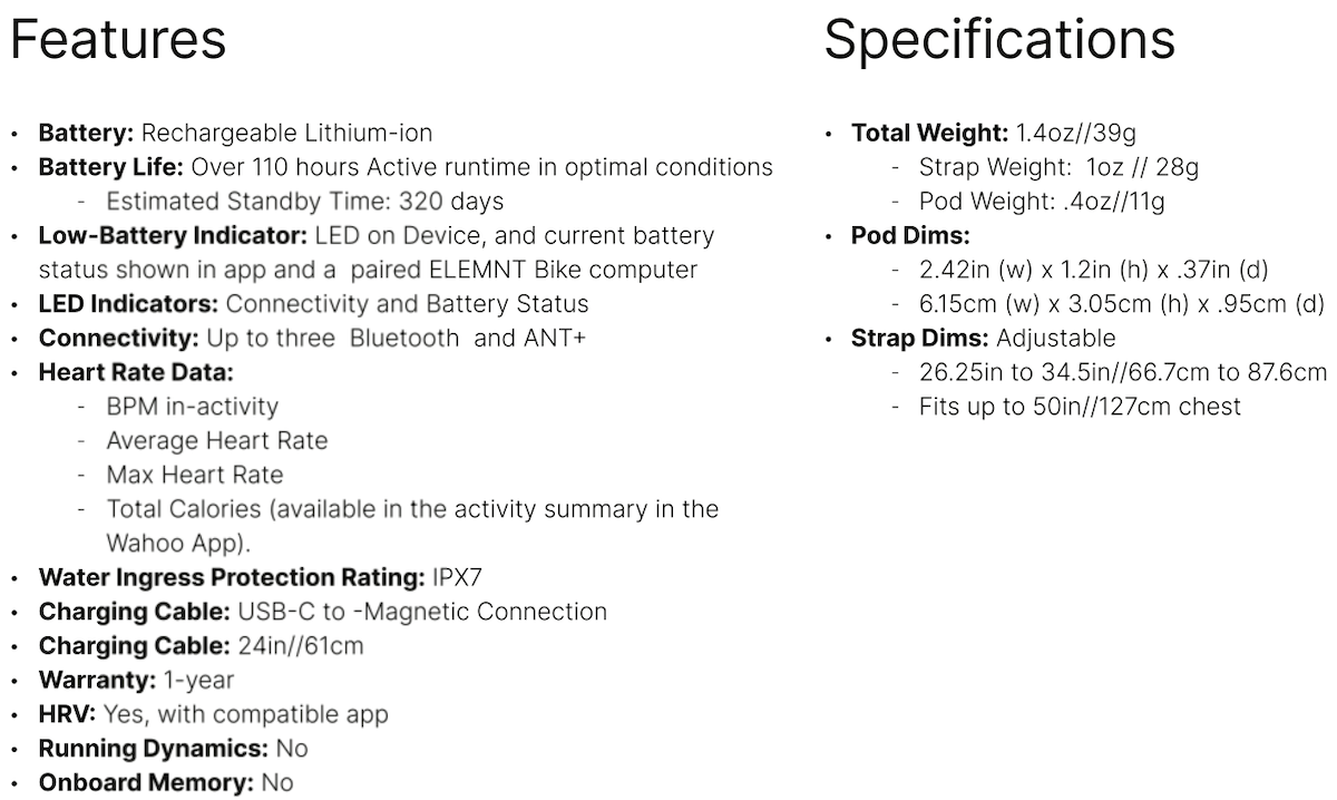 Wahoo Fitness unveils all-new, rechargeable TRACKR heart rate | Bike Hub